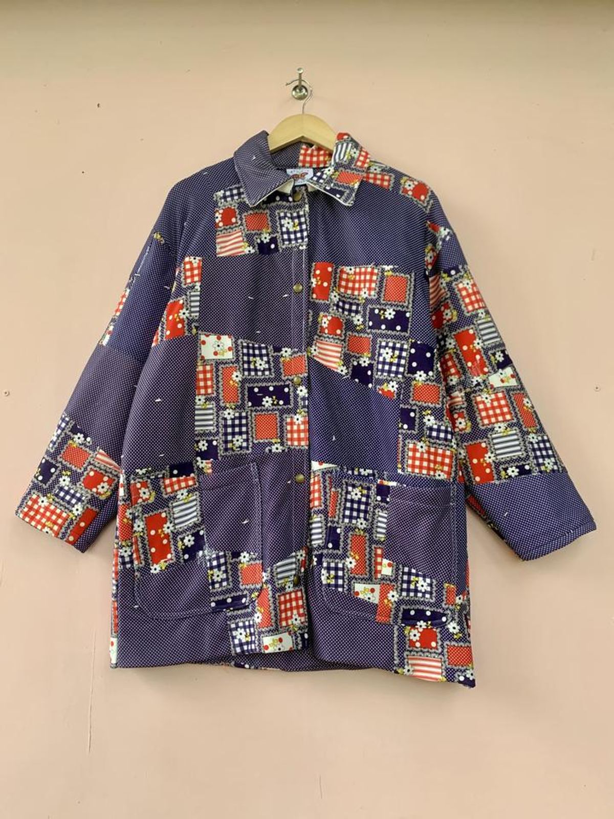 Poly Daisy Picnic Readymade Chore Coat - Coveteur