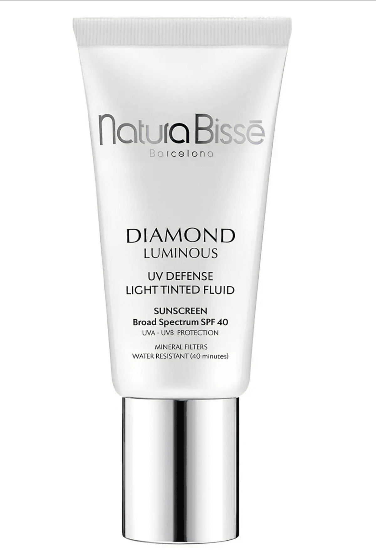 Diamond Luminous UV Defense Light Tinted Fluid Sunscreen SPF 40 - Coveteur